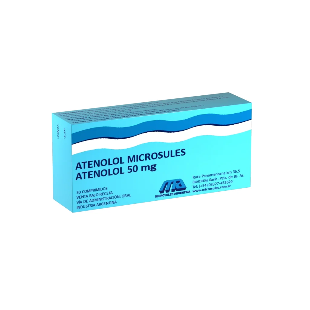 ATENOLOL MICROSULES 50mg - Microsules